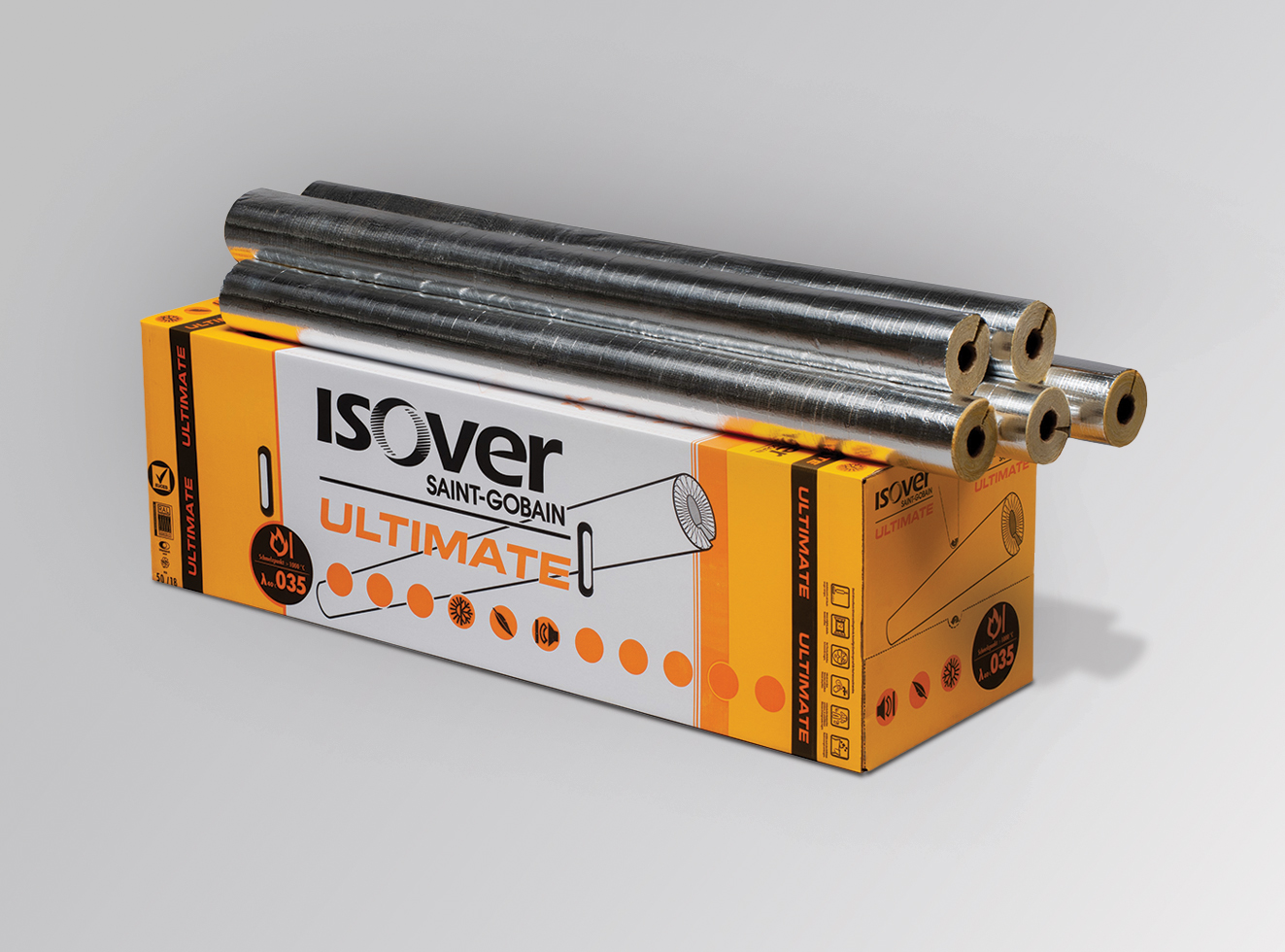 Isover Ultimate U Protect Pipe Section Alu2 | Saint-Gobain